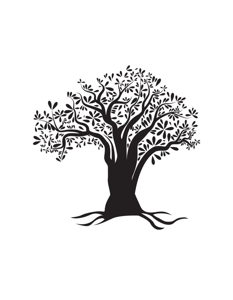 Tree SVG File Instant Download, Svg Files for Cricut, Digital Download ...