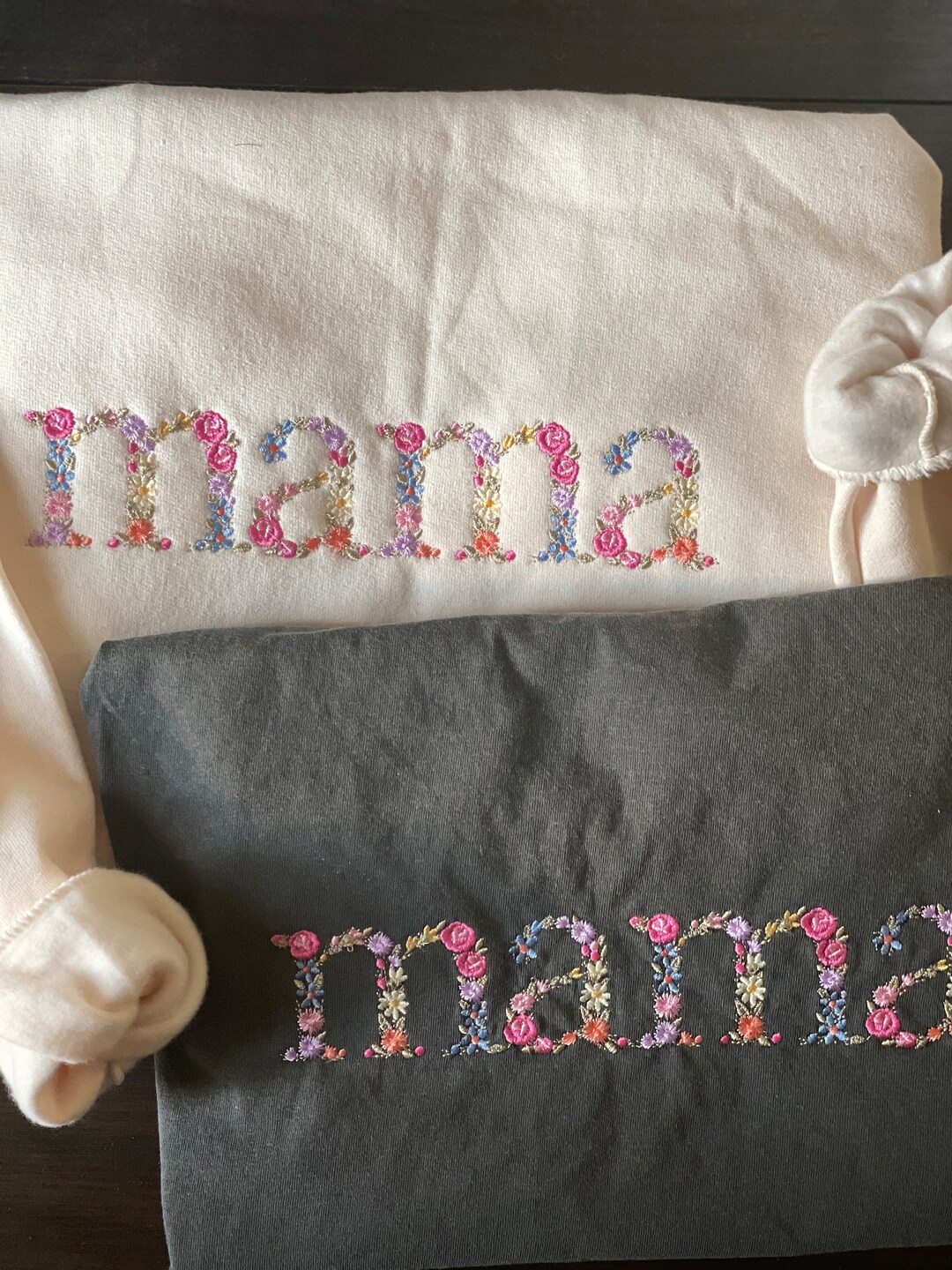 Comfort Colors Embroidered Mama Short Sleeve Shirt, Mom to Be ...