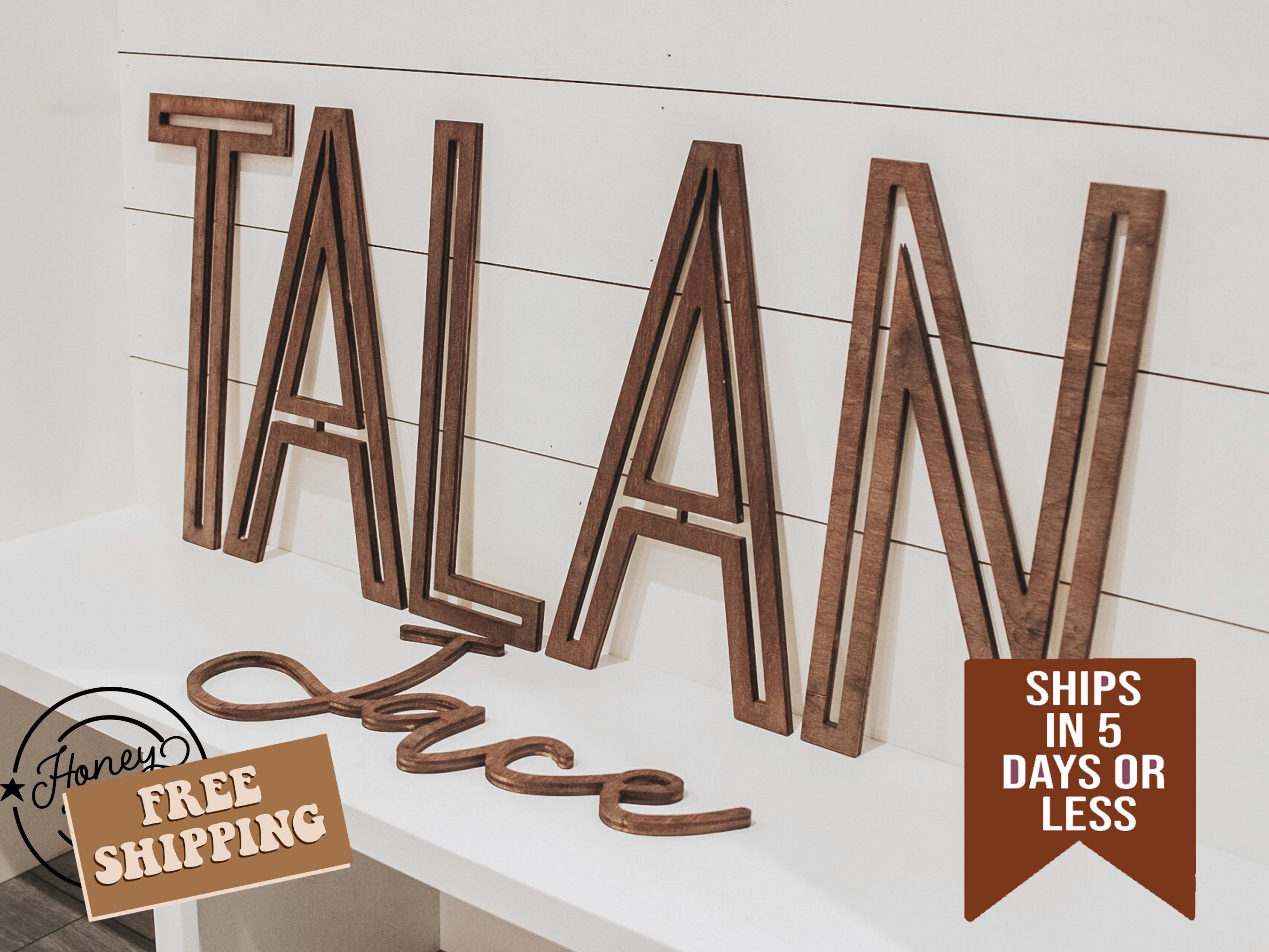 Large Wooden Name Sign Nursery Name Sign Custom Name Sign Baby - Etsy