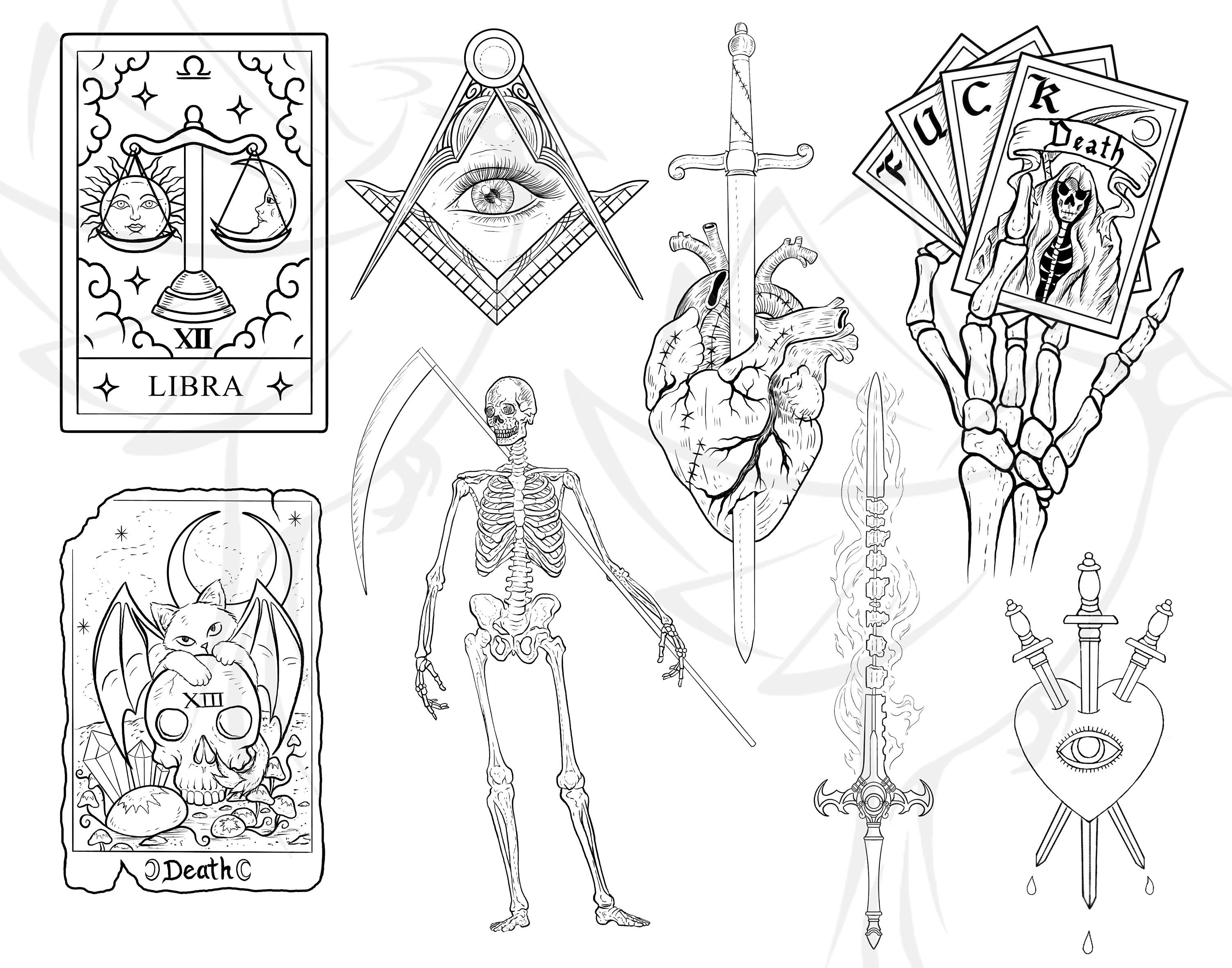 Tarot Card Tattoo