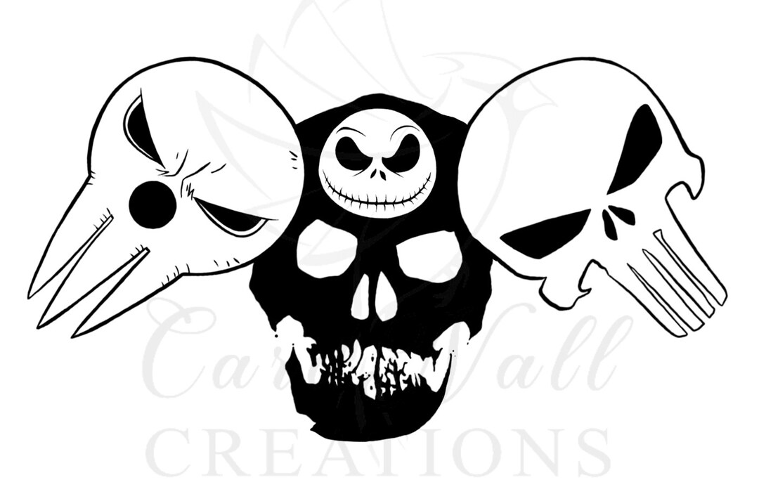 Popular Nerdy Skull Collage, Digital File, Instant Download of ...