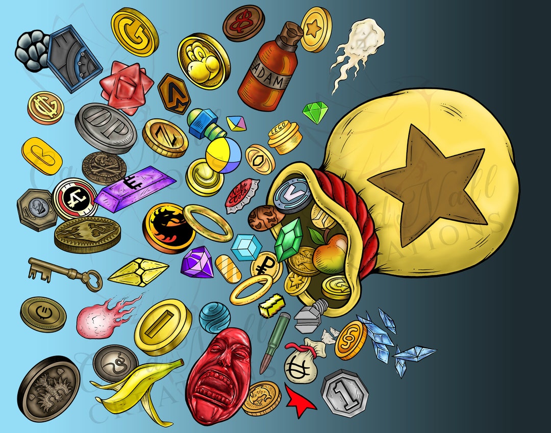 Video Game Currency Print Instant Download Digital File - Etsy