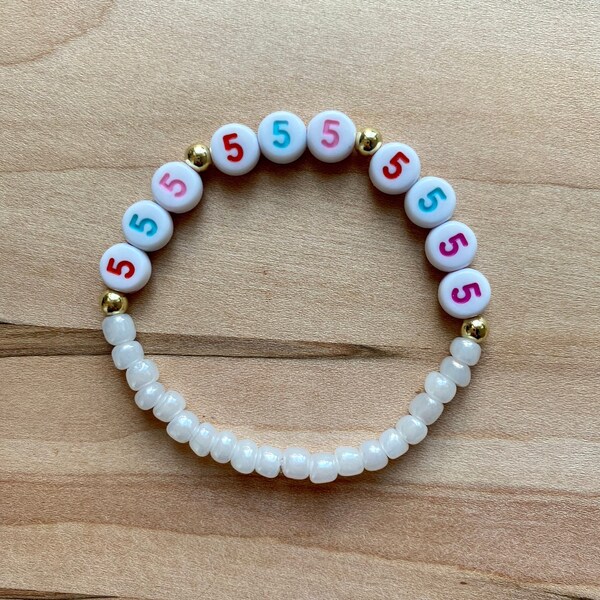 Number Bracelet - Etsy