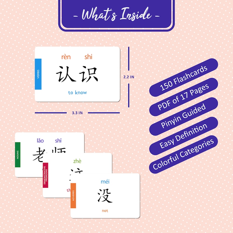 Printable HSK 1 Vocabulary List Flashcards | 150 Words | Comprehensive ...