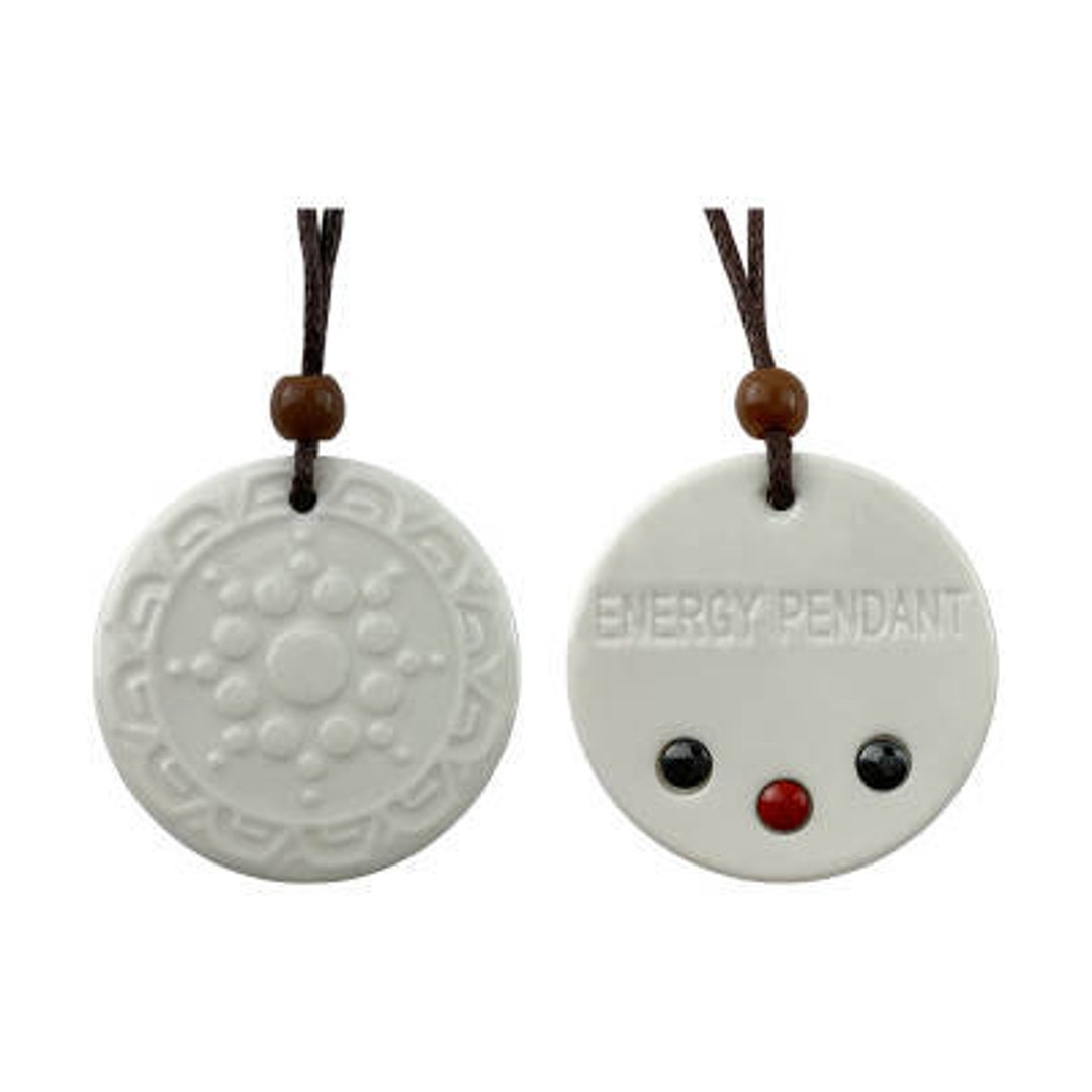 Scalar Energy Quantum Pendant Necklace Negative Ion Ceramic Stone ...