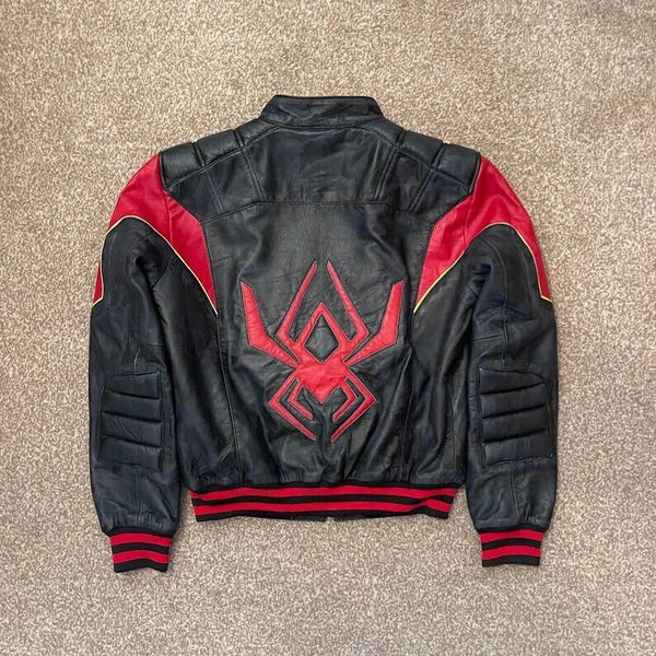 Spider Man Leather Jacket - Etsy