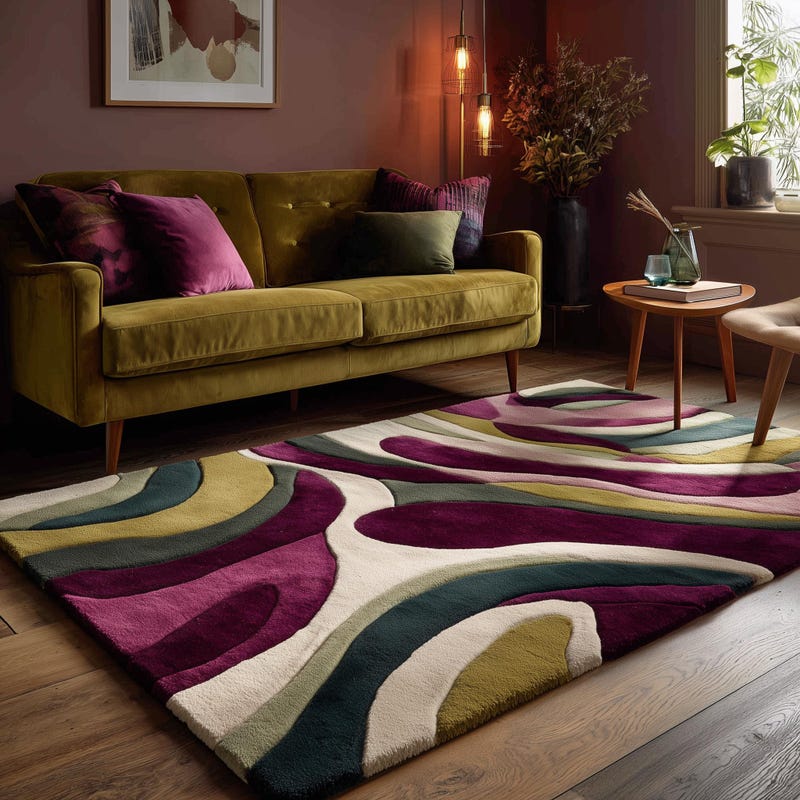 Purple Maximalist Rug - Etsy