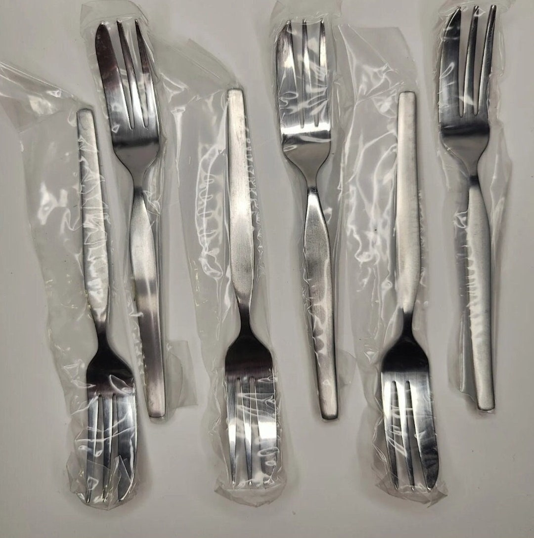 Viners Pastry Cake Fork X 6. Solid Stainless Steel. Profile Empire. New ...