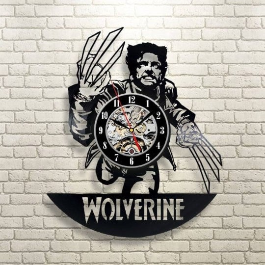 Wolverine Vinyl Record Comics Clock Wolverine Art Superhero - Etsy