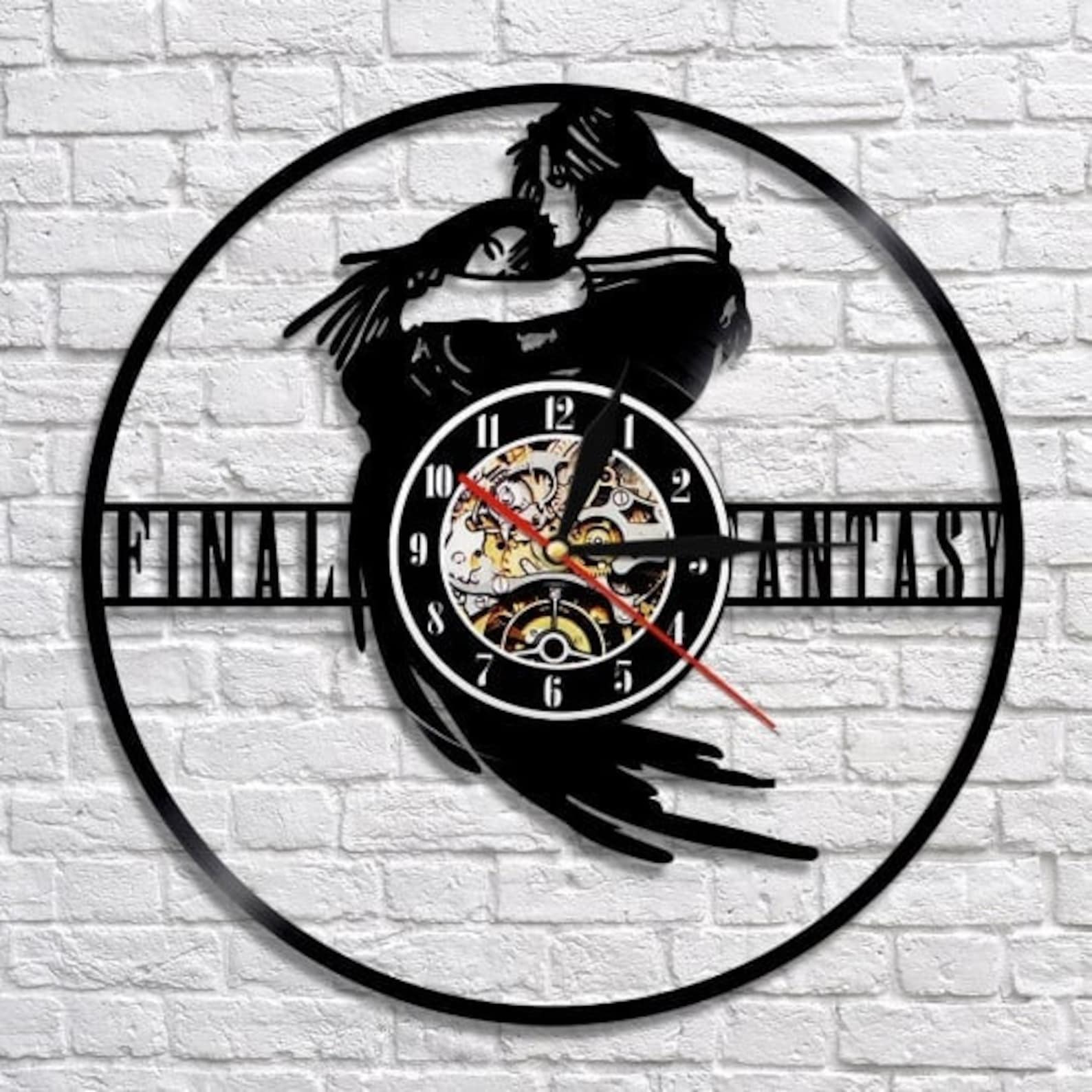 Final Fantasy Vinyl Record Laser Cut Clock Gamer Boy Gifts - Etsy