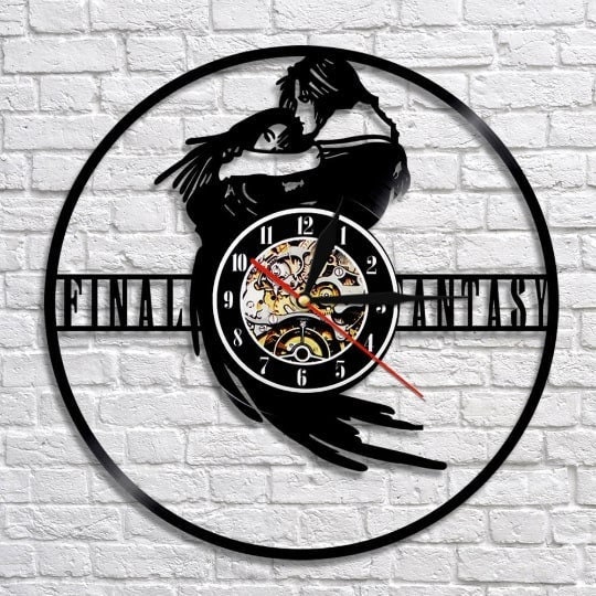 Final Fantasy Vinyl Record Laser Cut Clock Gamer Boy Gifts - Etsy