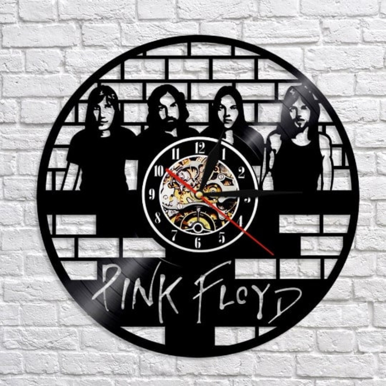 Pink Floyd Vinyl Record Round Clock Rock Band Art Music - Etsy