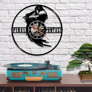 Final Fantasy Vinyl Record Laser Cut Clock, Gamer Boy Gifts, Japanese ...