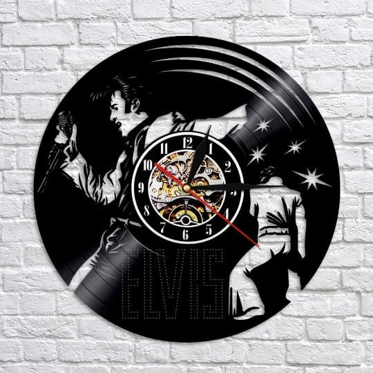 Elvis Presley Vinyl Record Wall Clock Elvis Presley Art - Etsy