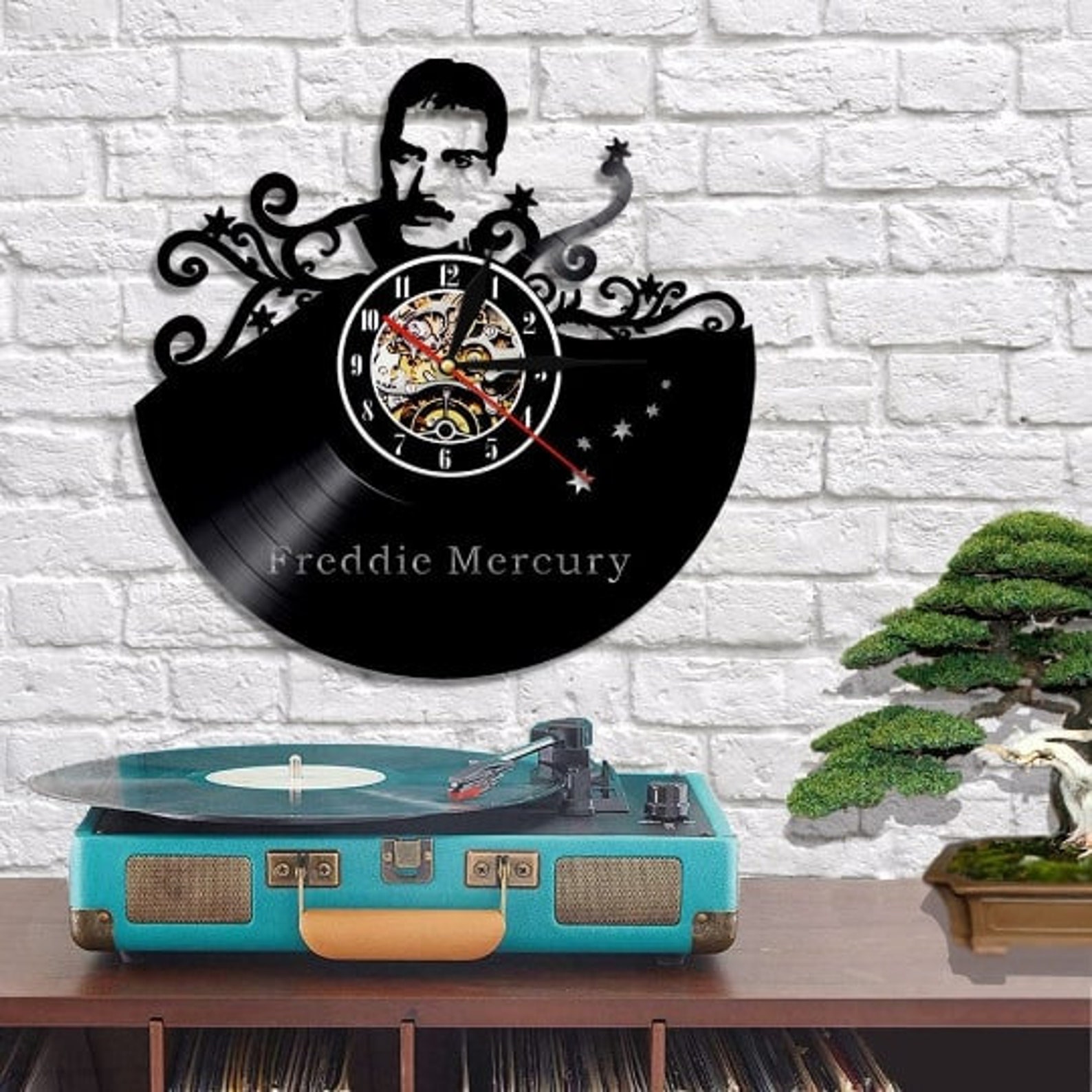Freddie Mercury Vinyl Record Music Wall Clock Rock Star Art - Etsy