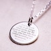 Bible Verse Necklace, Minimalist Pendant, Scripture Jewelry, Christian ...
