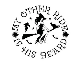 My Other Ride is a Beard Sublimation Svg - Etsy