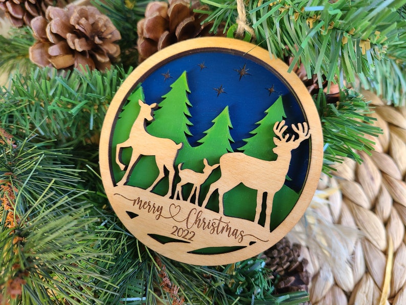 Laser Cut File Multi Layers Ornament & Sign SVG 3D Layered - Etsy