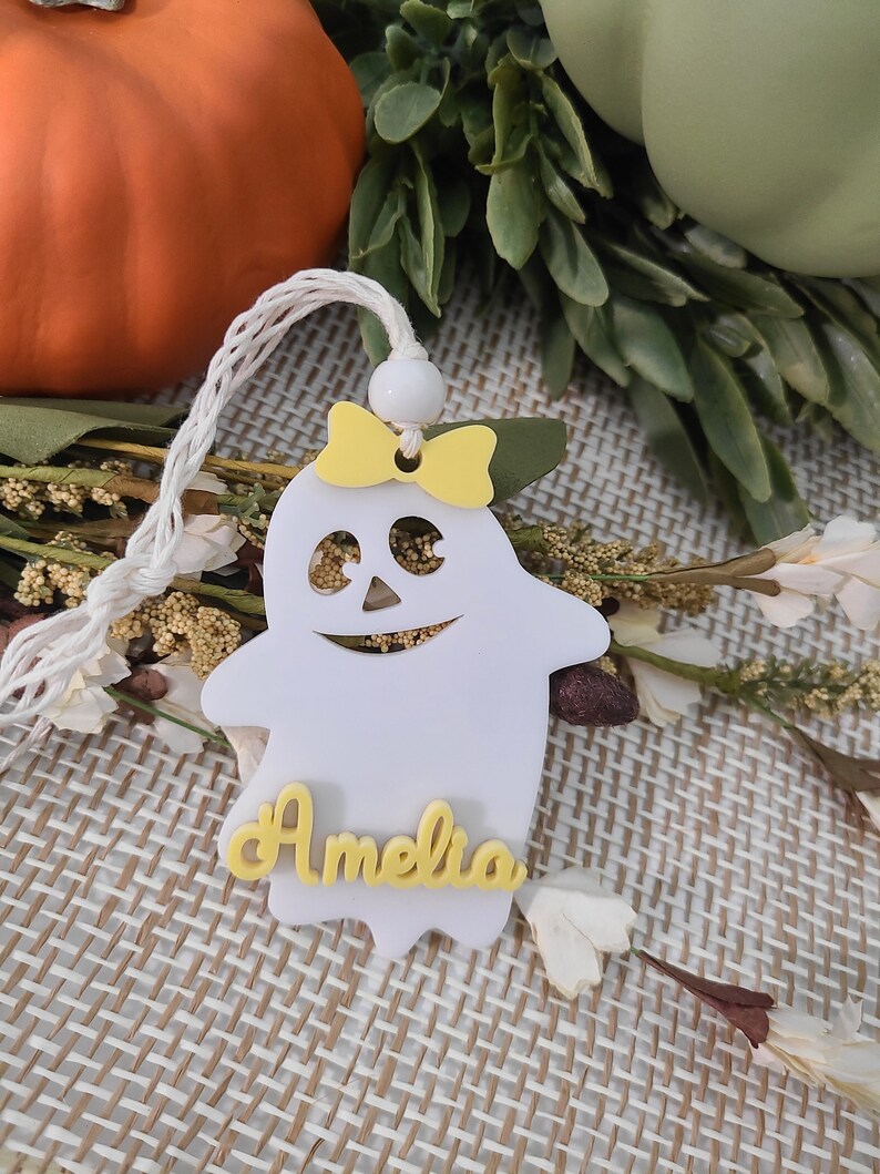 Ghost Basket Tag Svg Backpack Tag Svg Kids Gift Tag - Etsy