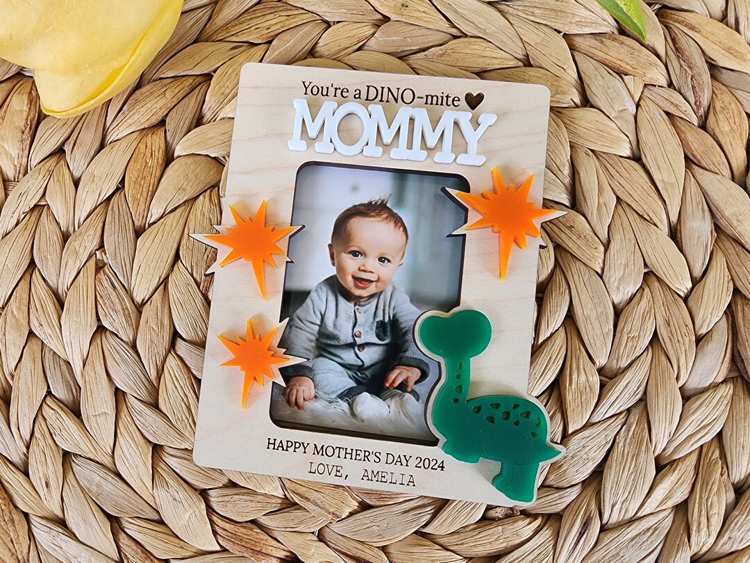 You're Dino-mite Mommy Magnet, Photo Frame SVG, Mother's Day Digital ...