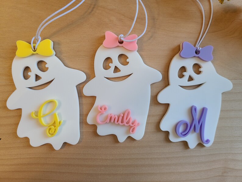 Ghost Basket Tag Svg Backpack Tag Svg Kids Gift Tag - Etsy