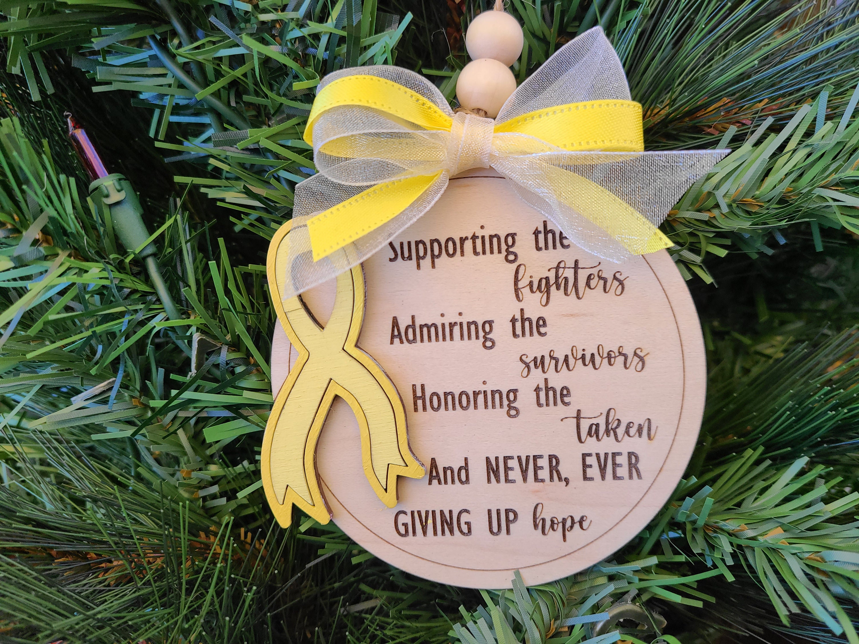 Laser Files Bundle, Cancer Survivor Ornament Bundle SVG, Customizable ...