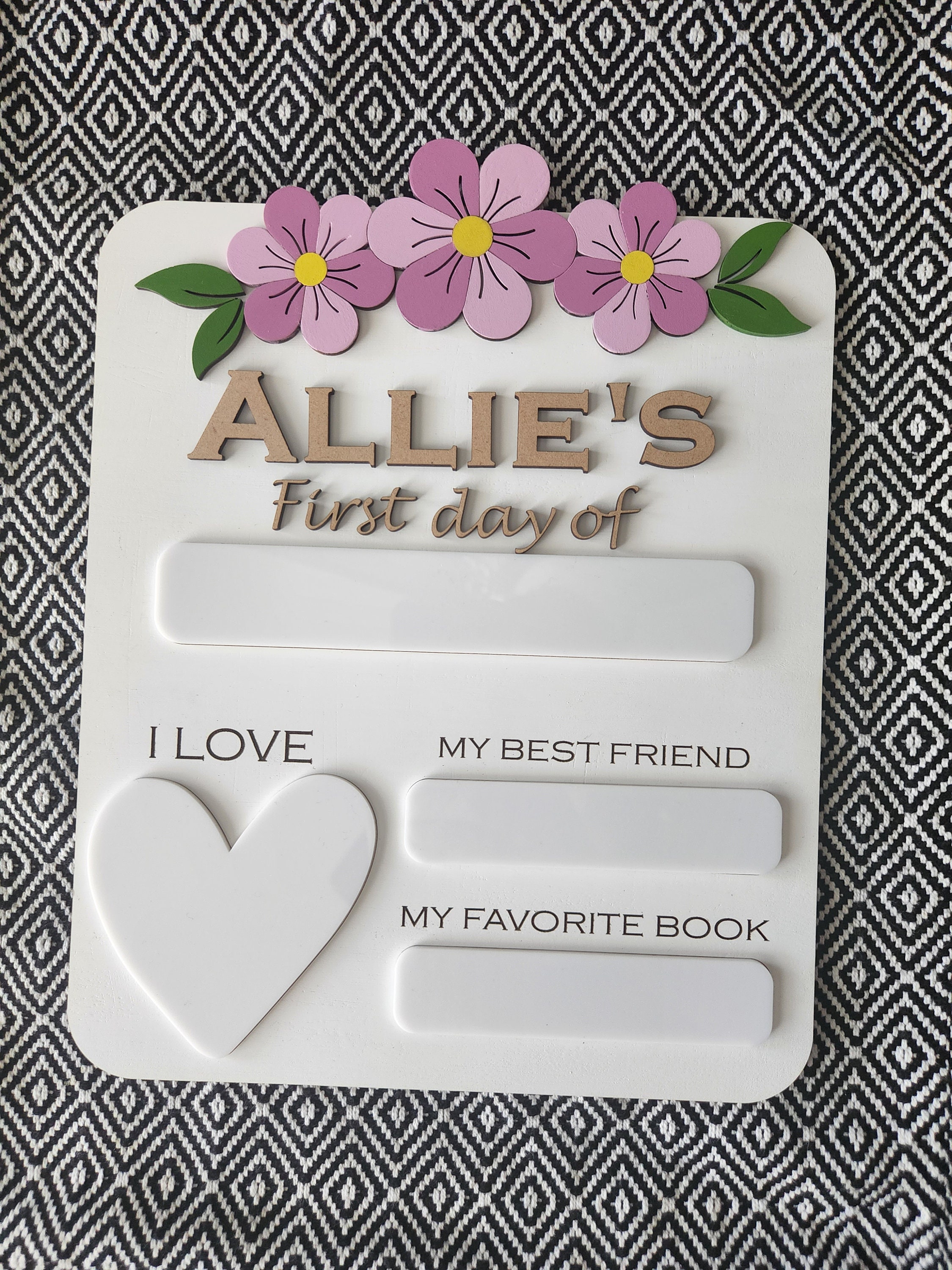 First Day of School Board, First and Last Day School Sign, Photo Prop ...