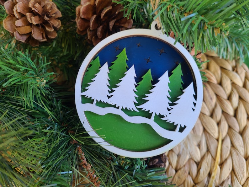 Laser Cut File Multi Layers Ornament & Sign SVG 3D Layered - Etsy