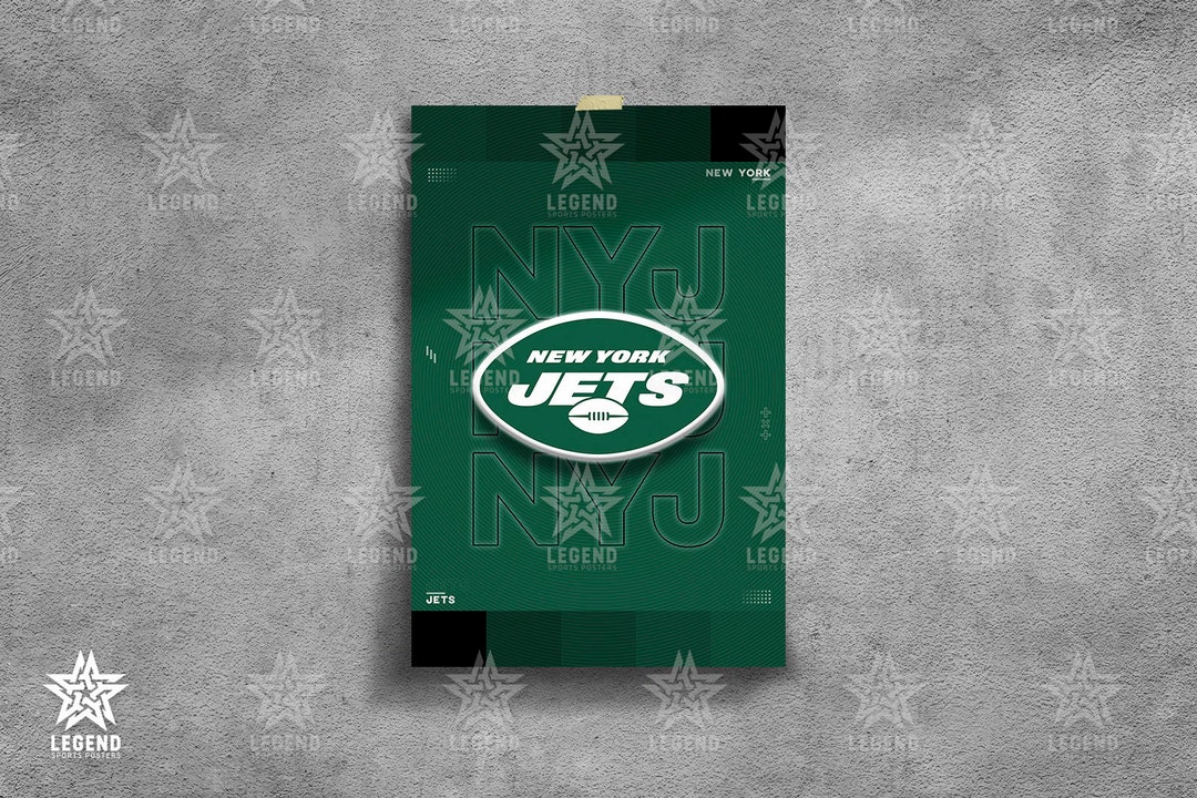 New York Jets Poster Epicenter Modern Bold Awesome Gift for Guys Man ...