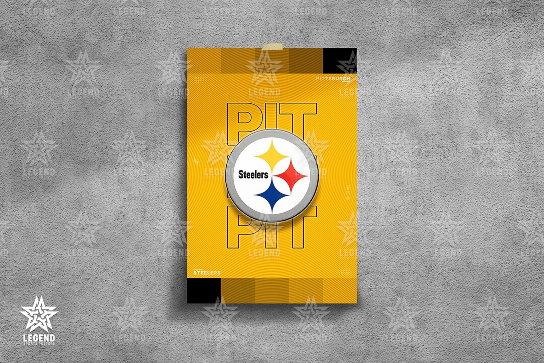 Pittsburgh Steelers Poster Epicenter Modern Bold Awesome Gift for Guys ...