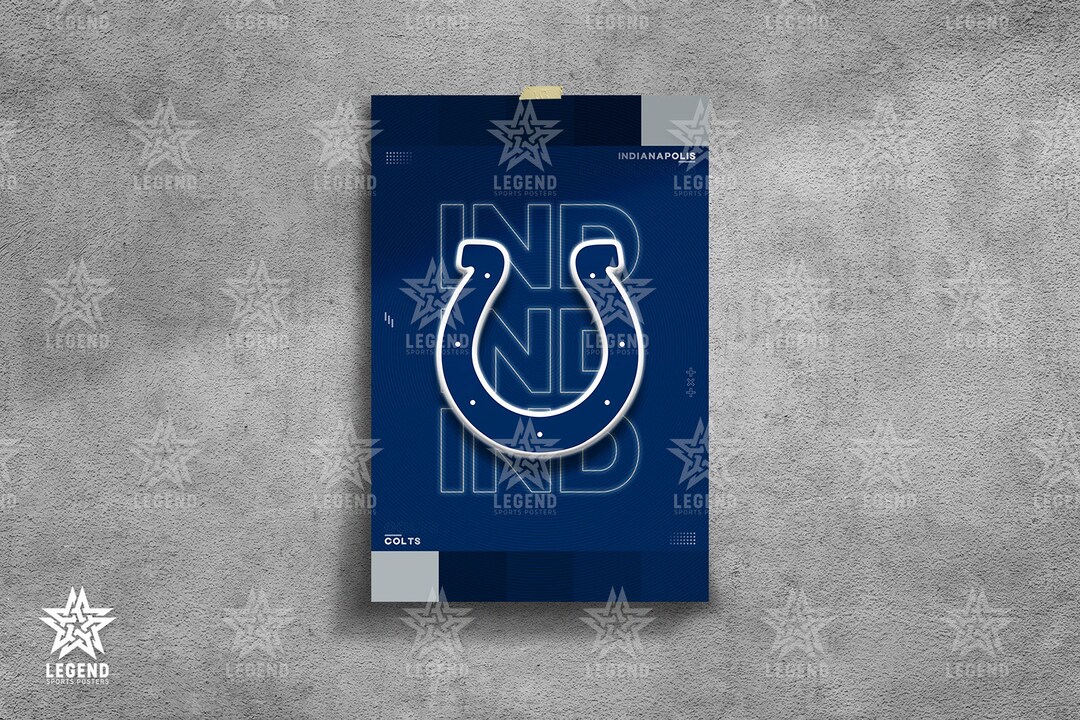 Indianapolis Colts Poster Epicenter Modern Bold Awesome Gift for Guys ...