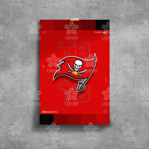 Buccaneers Poster - Etsy