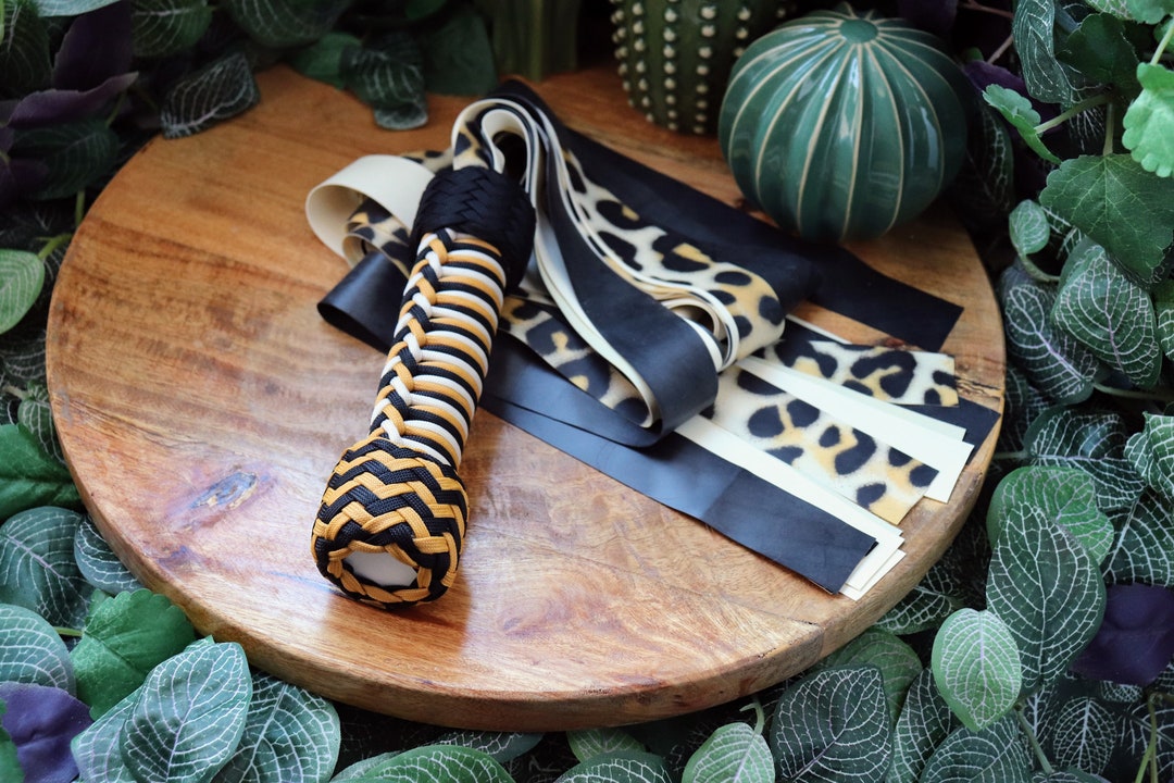 Latex Flogger Unique savage Yellow Model - Etsy