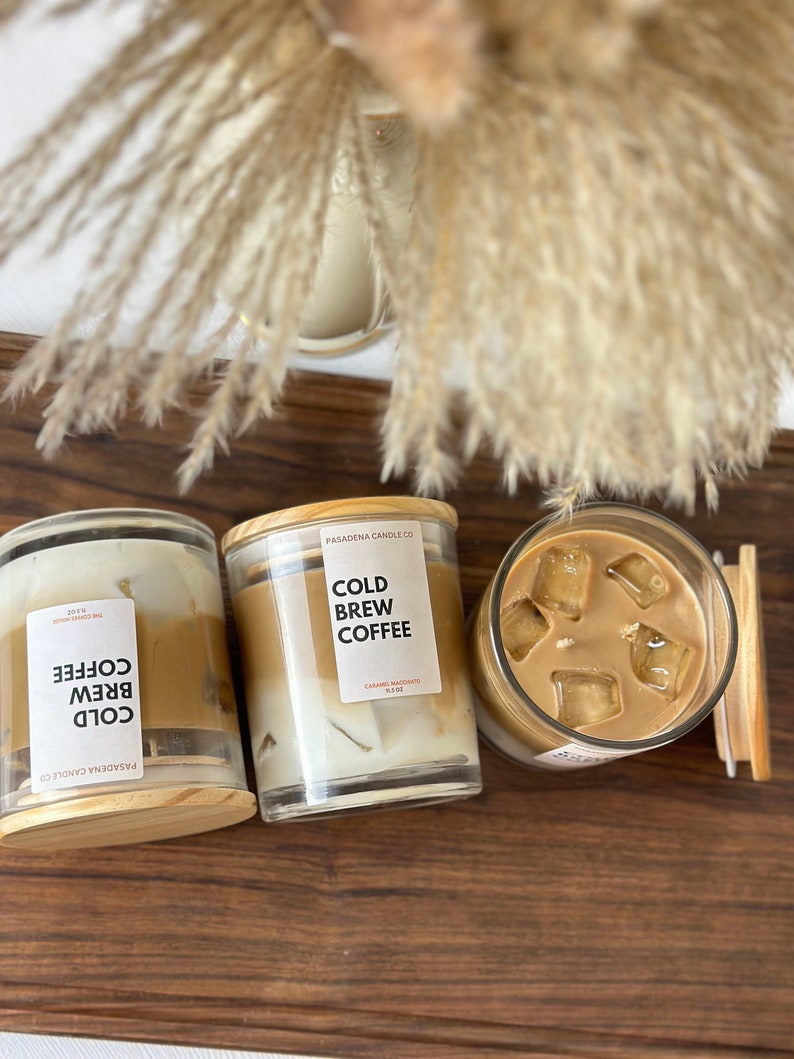 Iced Coffee Scented Candle: Natural Soy Wax, 11.5oz - Etsy