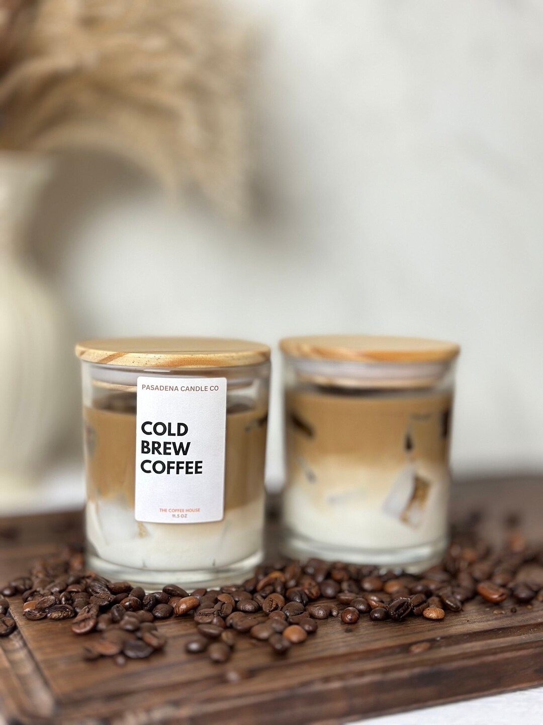 Cold Brew Coffee Candle - Iced Coffee Candle - Realistic Coffee Drink ...