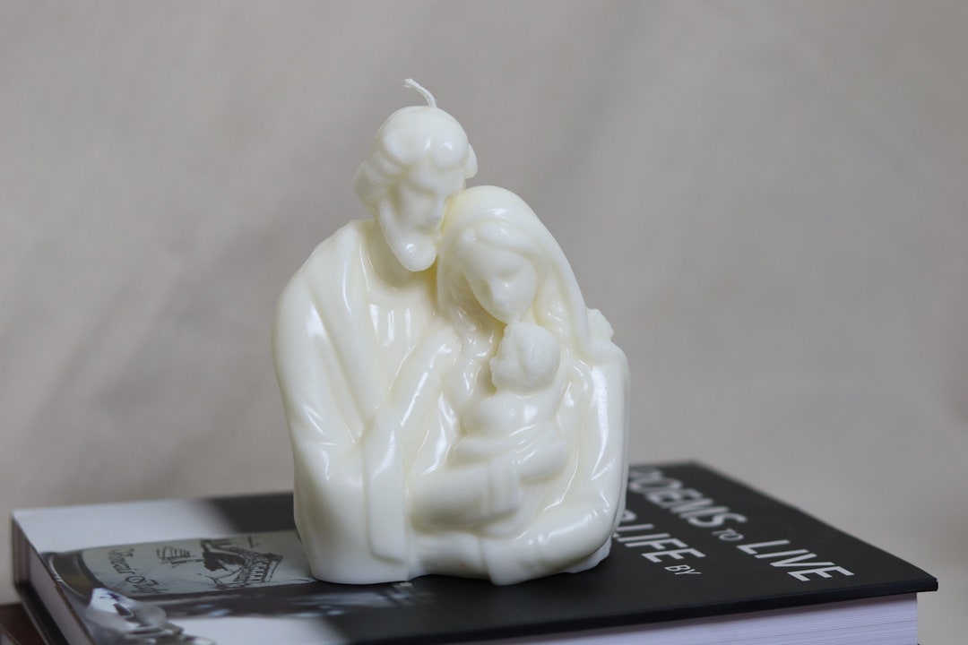 Pillar Candle | Baby Jesus | the Holy Family | Religious Candle - Etsy