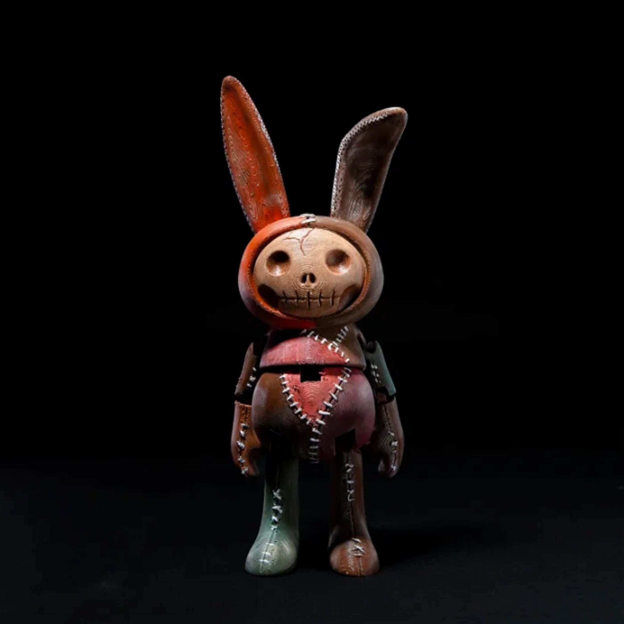 3D Printed Articulated Creepy Bunnies Darko - Etsy