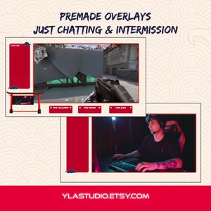 Animated Japanese Stream Package - Stream Overlay - Twitch Package ...