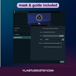Animated Webcam Border Soft Gradient Pastel - Simple Webcam Overlay for ...