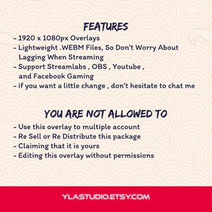 Animated Japanese Stream Package - Stream Overlay - Twitch Package ...