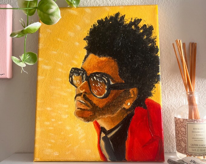 The Weeknd Canvas Painting - Etsy