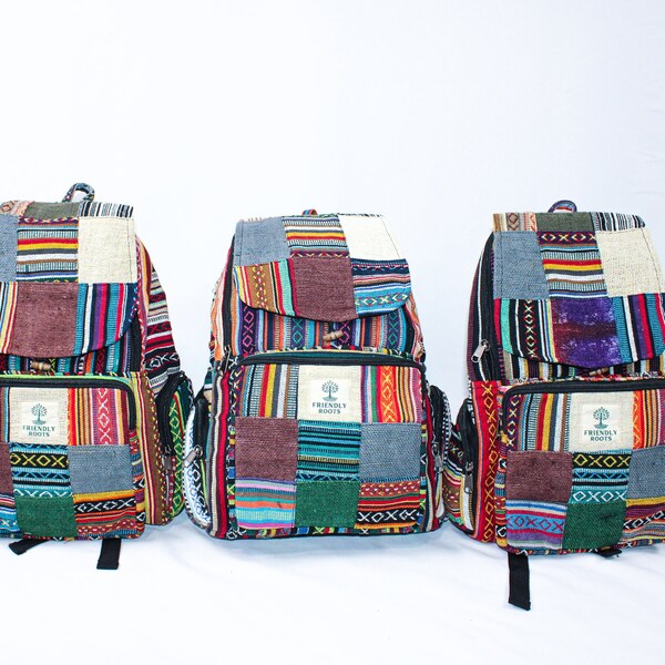 Patchwork Backpack - Etsy