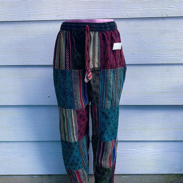 Patchwork Pants - Etsy