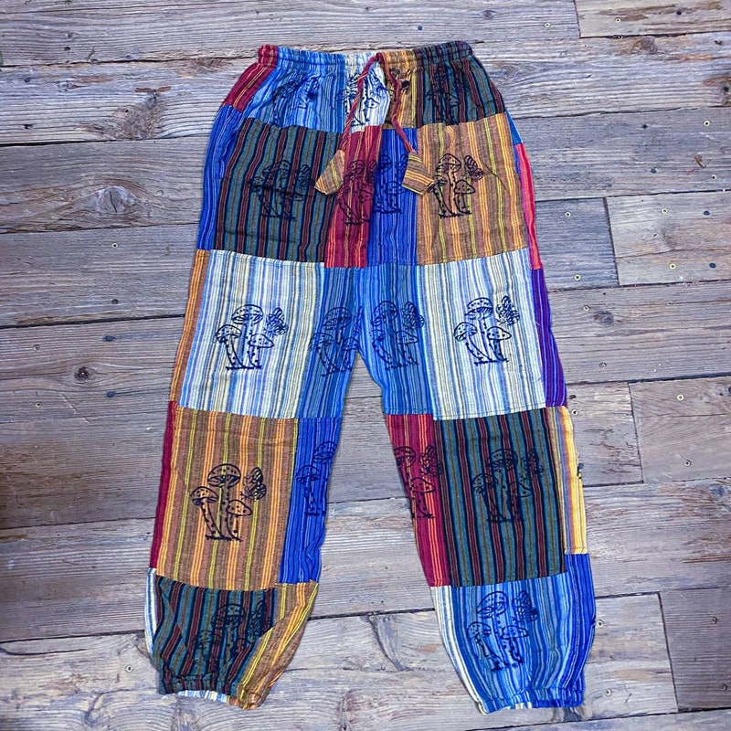 Patchwork Pants - Etsy