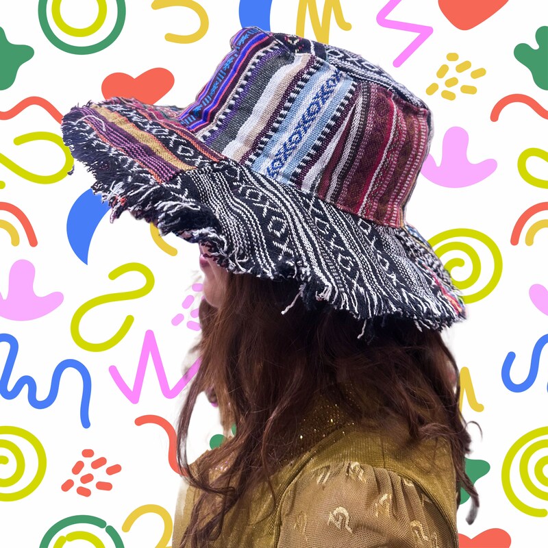 Patchwork Bucket Hat - Etsy