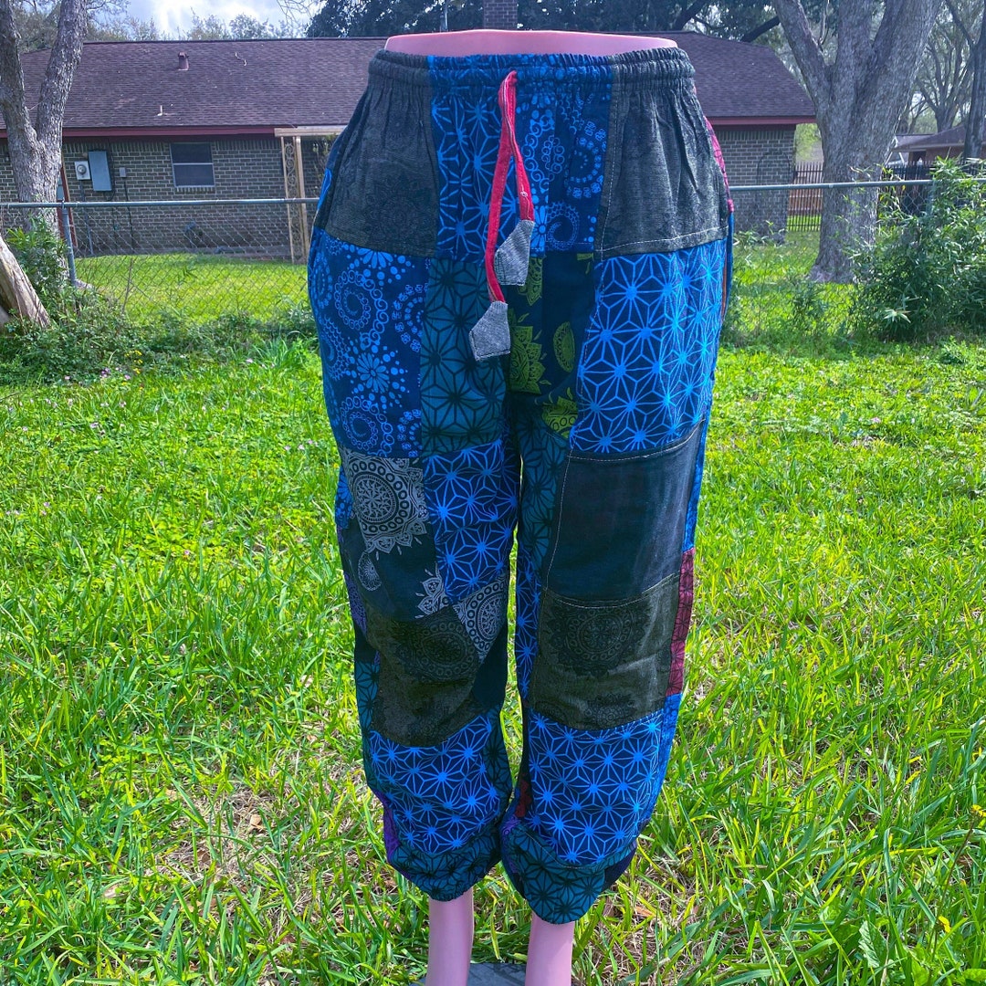 Beautiful Boho Hippie Patchwork Pant Unisex - Etsy
