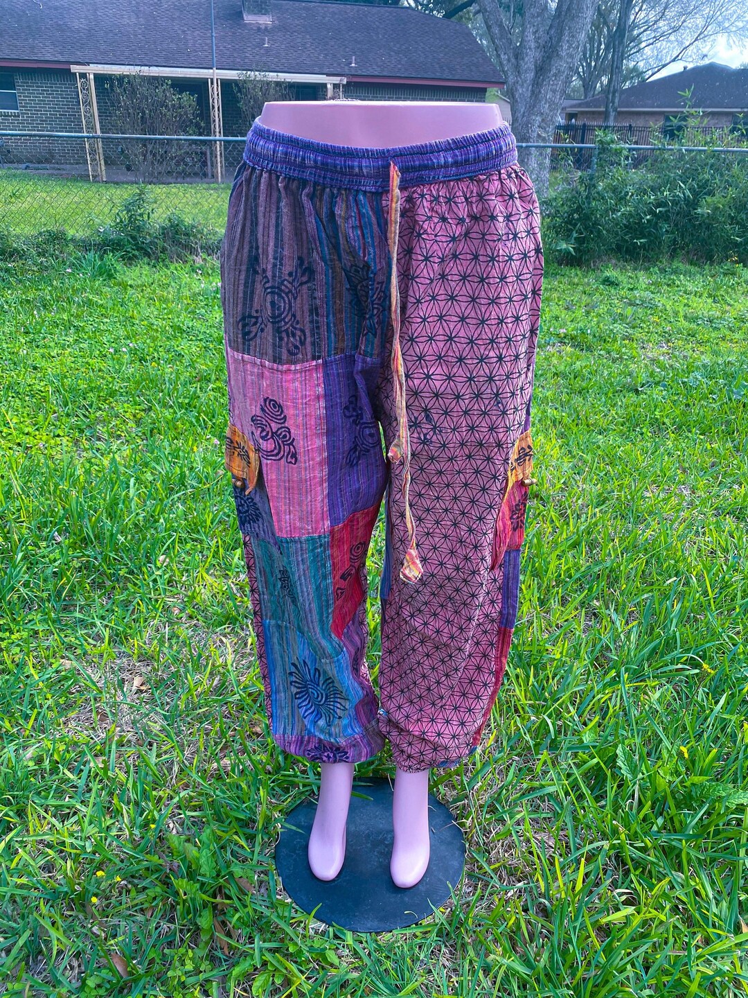 Beautiful Boho Hippie Patchwork Pant - Etsy