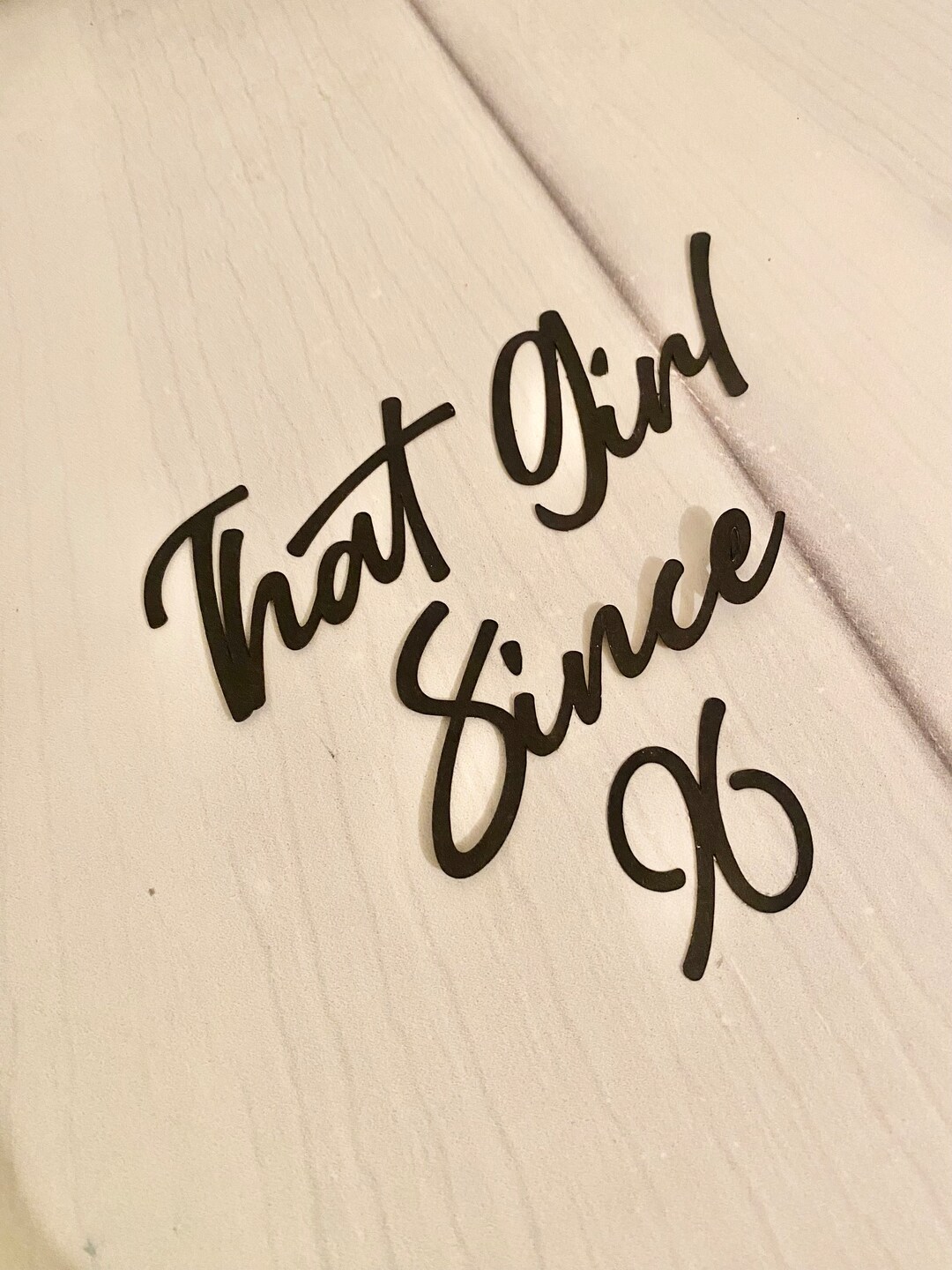 THAT GIRL SINCE 96 Charm Cake Topper for Mini/bento/retro/birthday ...