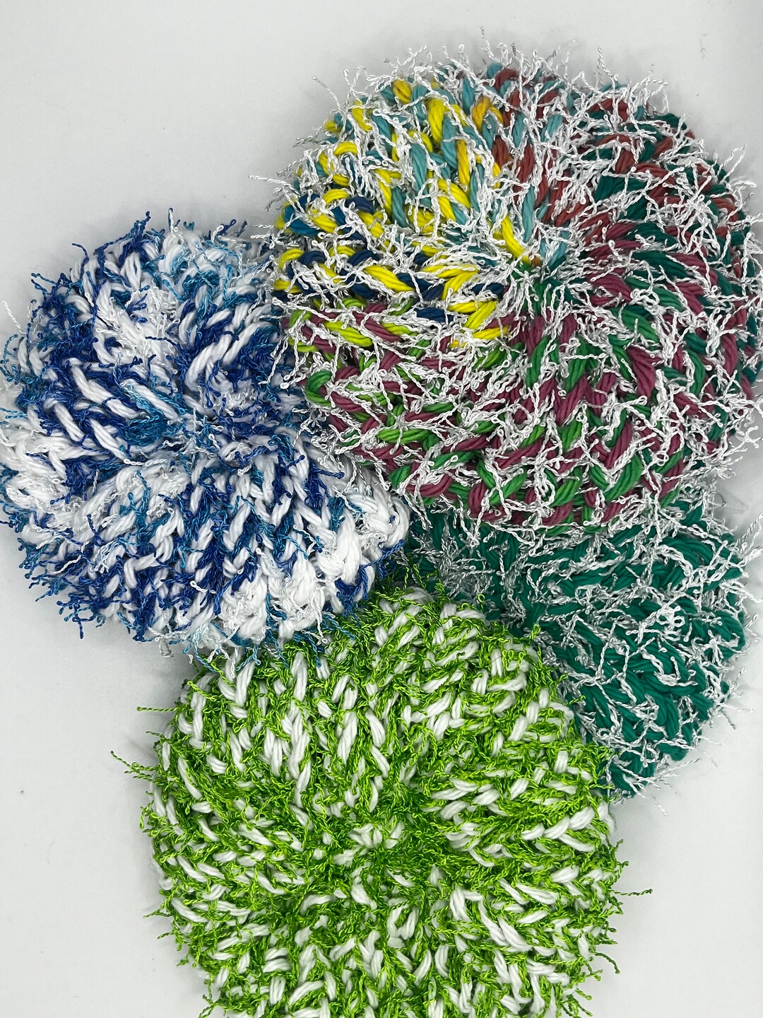 Handmade Knit Dish Scrubbies - Etsy
