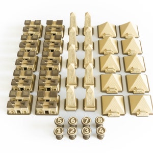 Ankh Gods of Egypt Monuments Tokens Upgrade Set for Board Game - Etsy